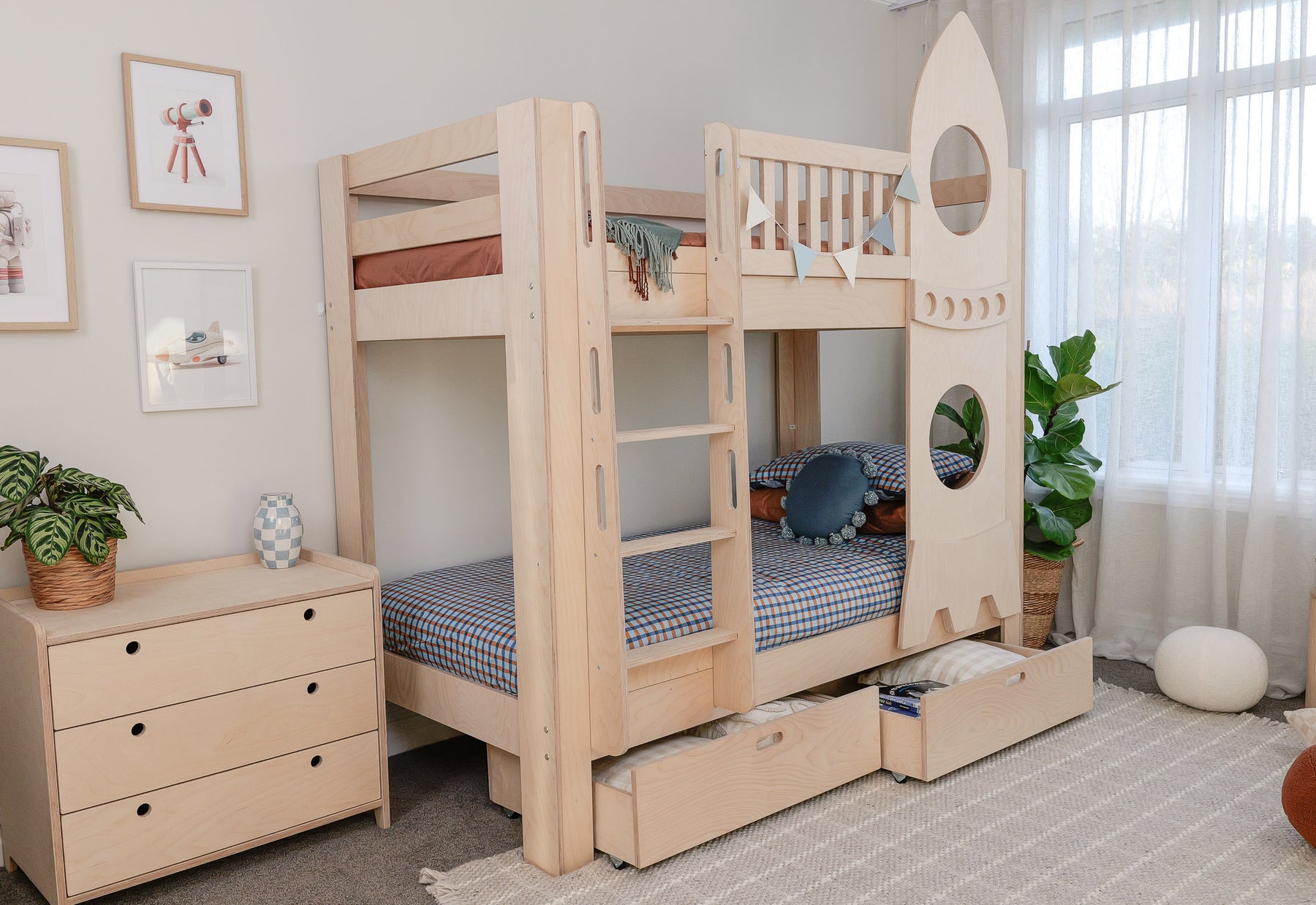 Rocket Bunk Bed | Magic of wood NZ bunk beds