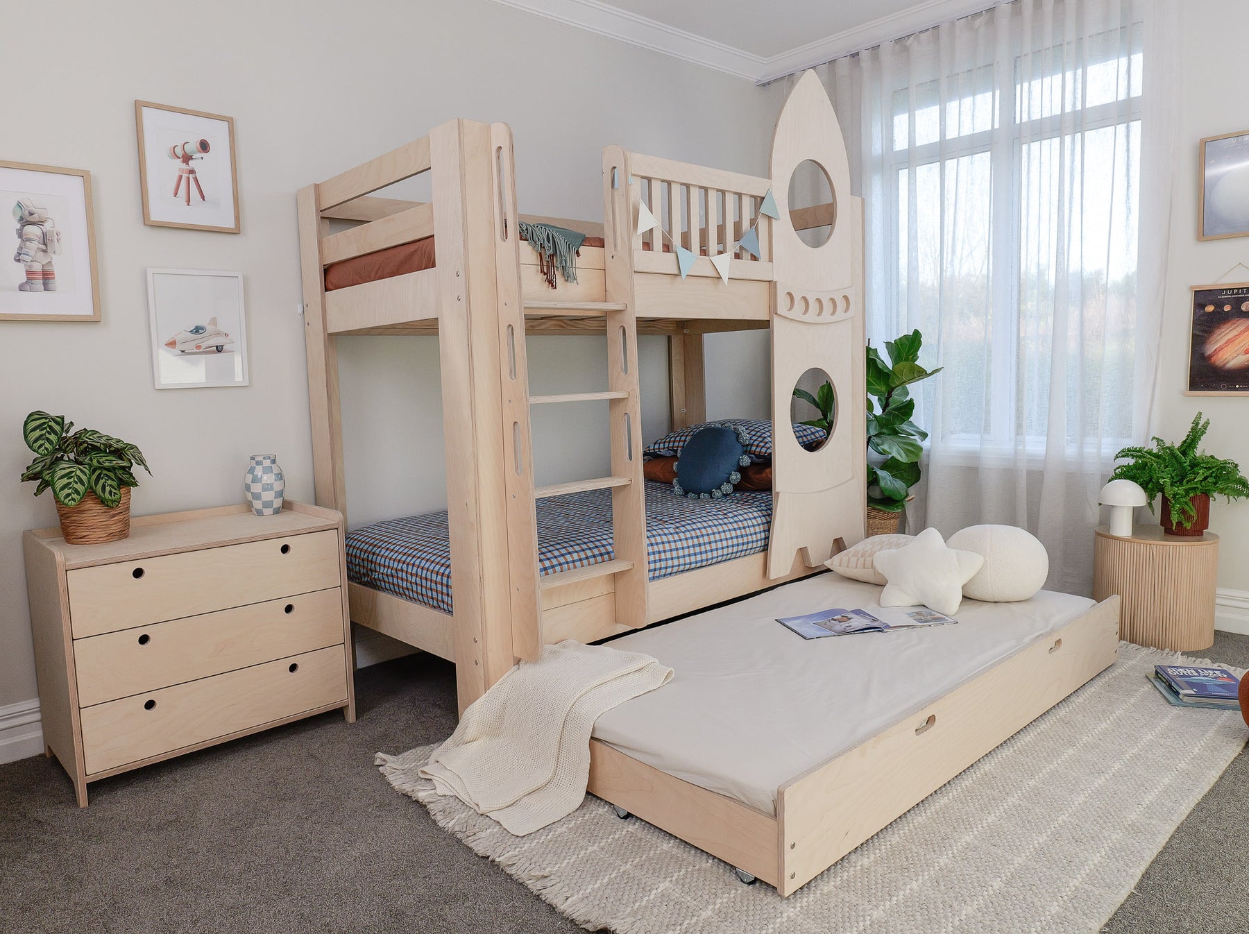 Rocket Bunk Bed | Magic of wood NZ bunk beds