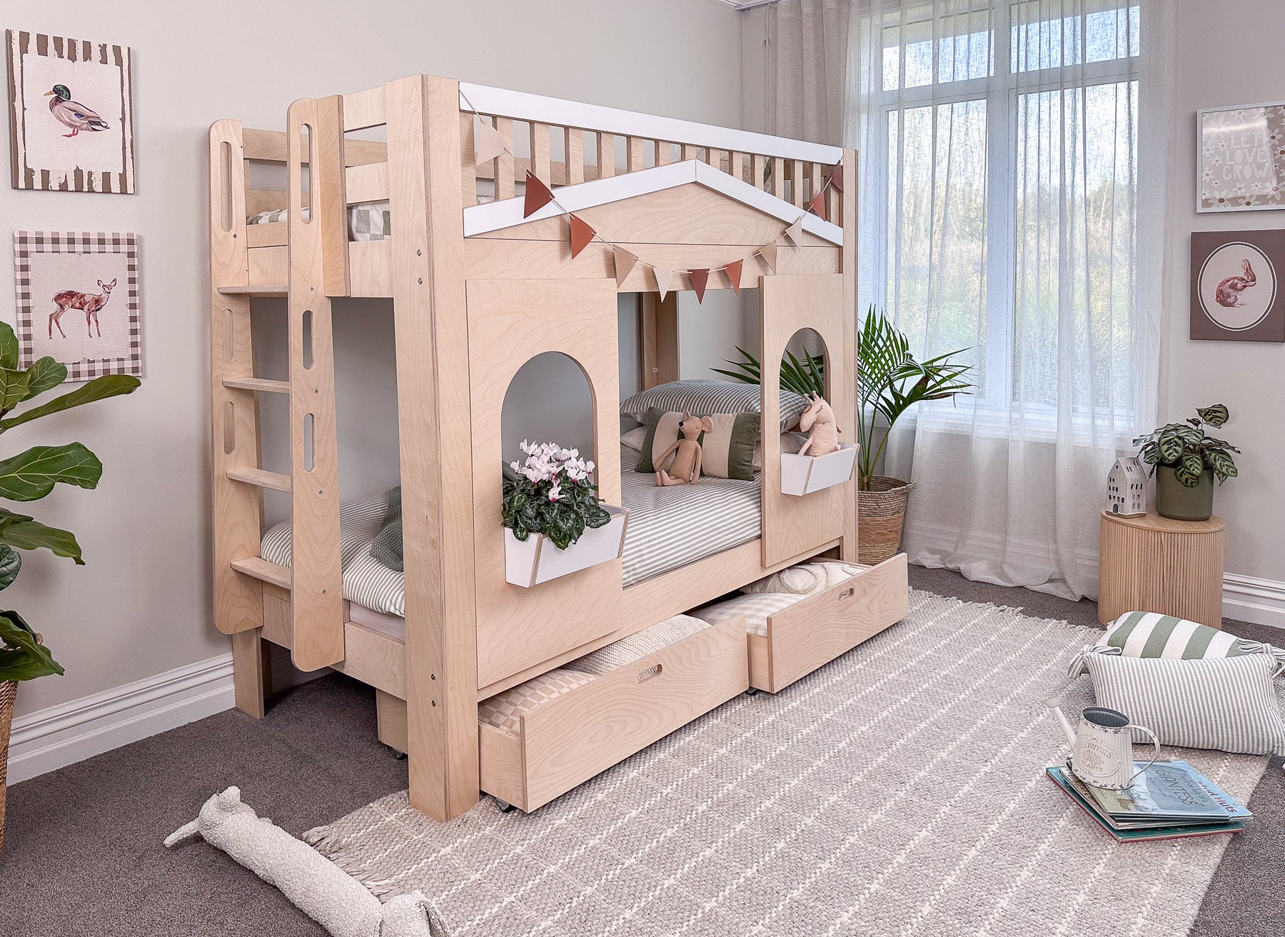 Cottage Bunk Bed | Magic of wood NZ bunk beds