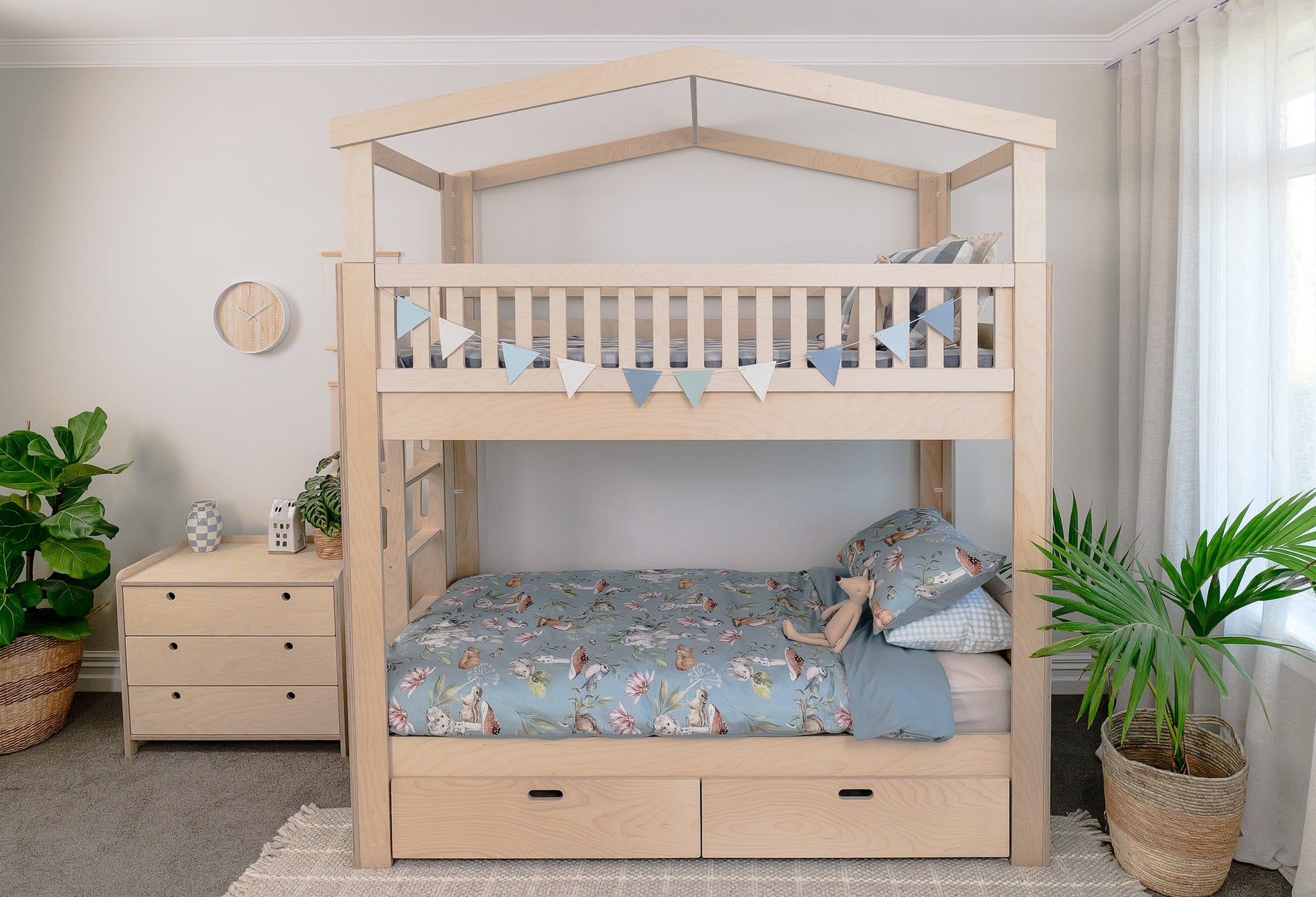 Bunk beds Birch PLY – Magic of wood NZ