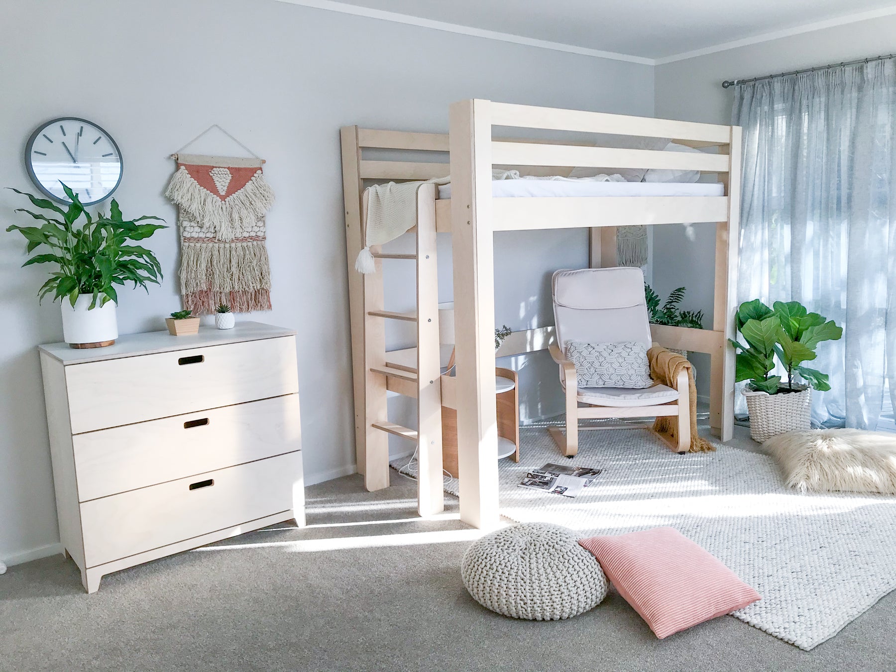 Shop Classic Loft bed | Magic of wood NZ bunk beds NZ kid...