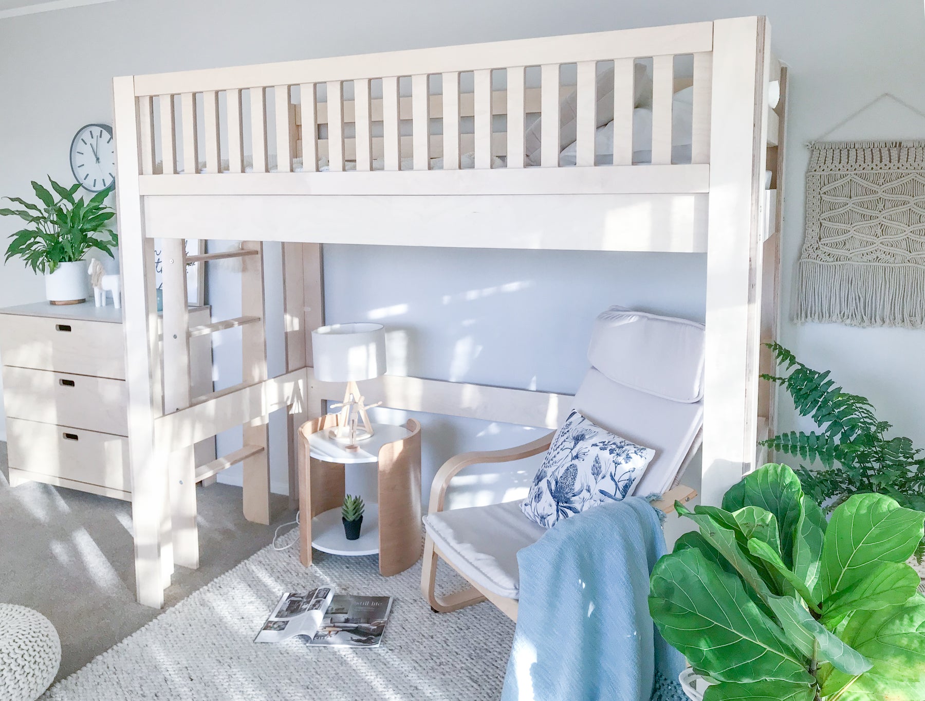 Loft beds Birch PLY – Magic of wood NZ