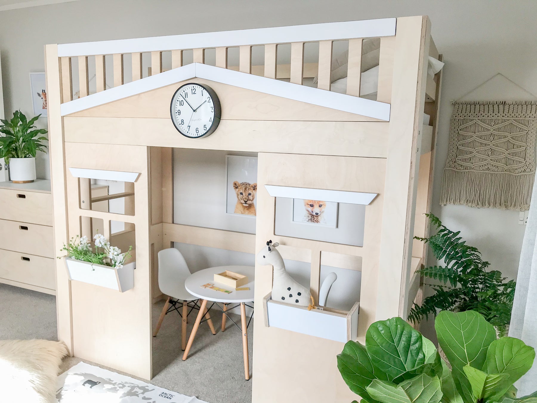 Shop Cottage Loft bed | Magic of wood NZ bunk beds NZ kid...