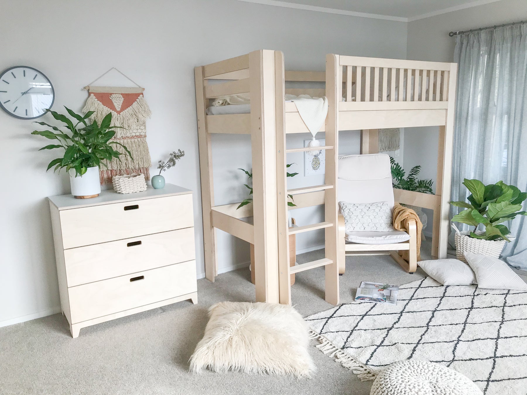 Shop Scandi Loft bed | Magic of wood NZ bunk beds NZ kids...