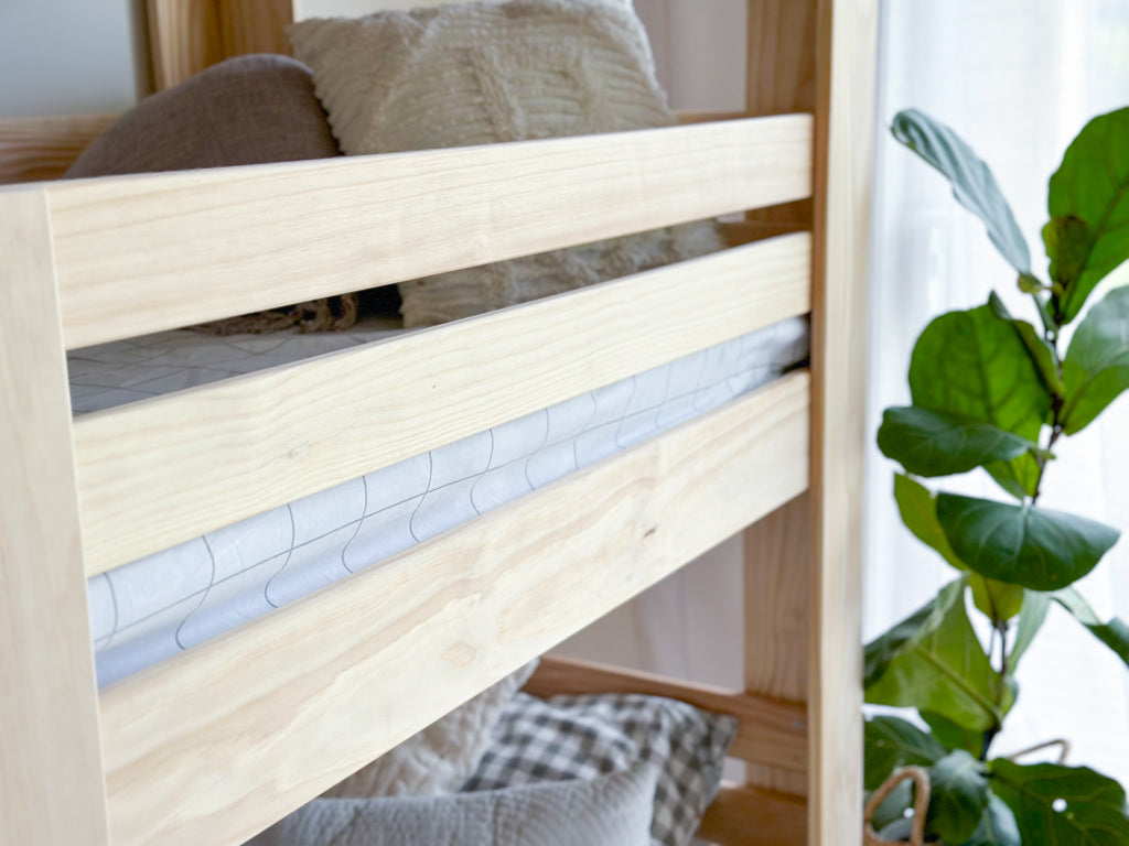 Classic Triple vertical bunk bed PINE | Magic of wood NZ