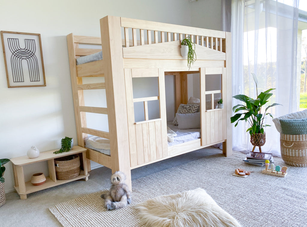 Cottage bunk bed PINE – Magic of wood NZ