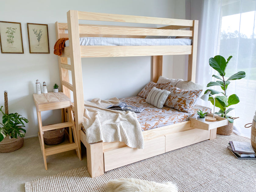 Family Classic bunk bed PINE | Magic of wood NZ premium beds & bunk beds