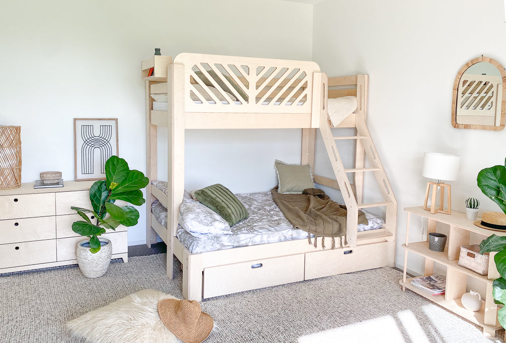 Family Boho bunk bed – Magic of wood NZ