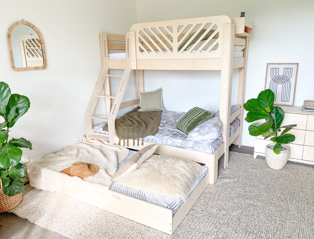 Family Boho bunk bed – Magic of wood NZ