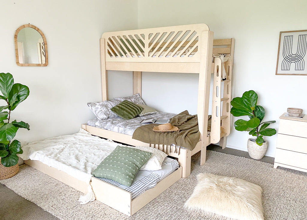 Family Boho bunk bed – Magic of wood NZ