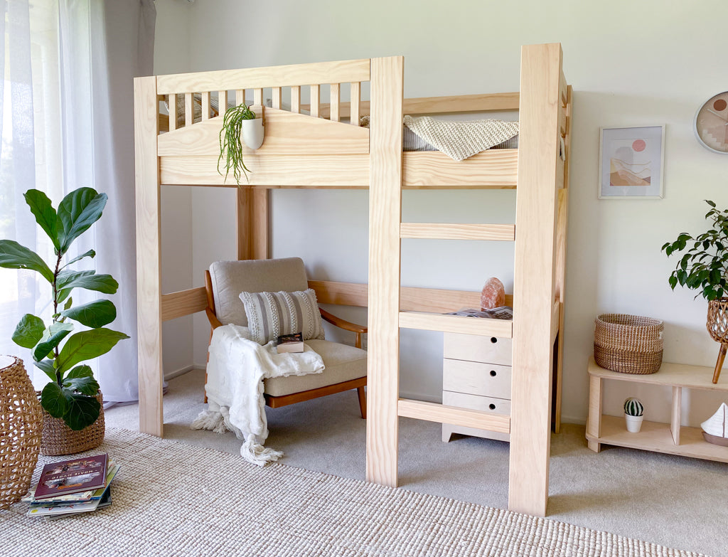 Loft beds PINE – Magic of wood NZ