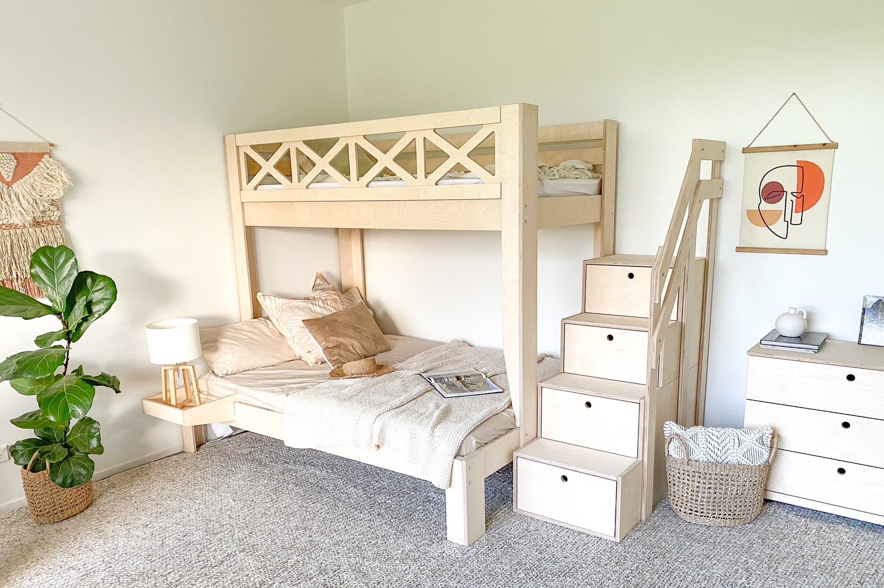 Family Coastal bunk bed – Magic of wood NZ
